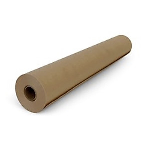 Eco Kraft Wrapping Paper Roll | 24in 350ft (45g) | Biodegradable with 100% Recycled Fiber | Multi-use: Natural Wrapping Paper, Table Cover/Runner, Moving, Packing & Shipping.