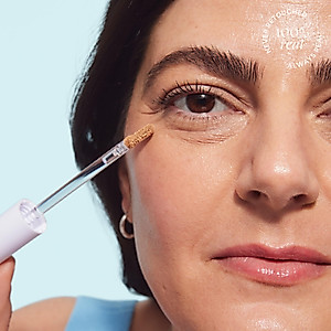 TULA Skin Care Radiant Skin Brightening Serum Concealer - Conceals Dark Circles & Discoloration, Longwearing & Crease-Resistant, Brightens the Appearance of Skin Over Time, Shade 130, 0.18 fl oz.