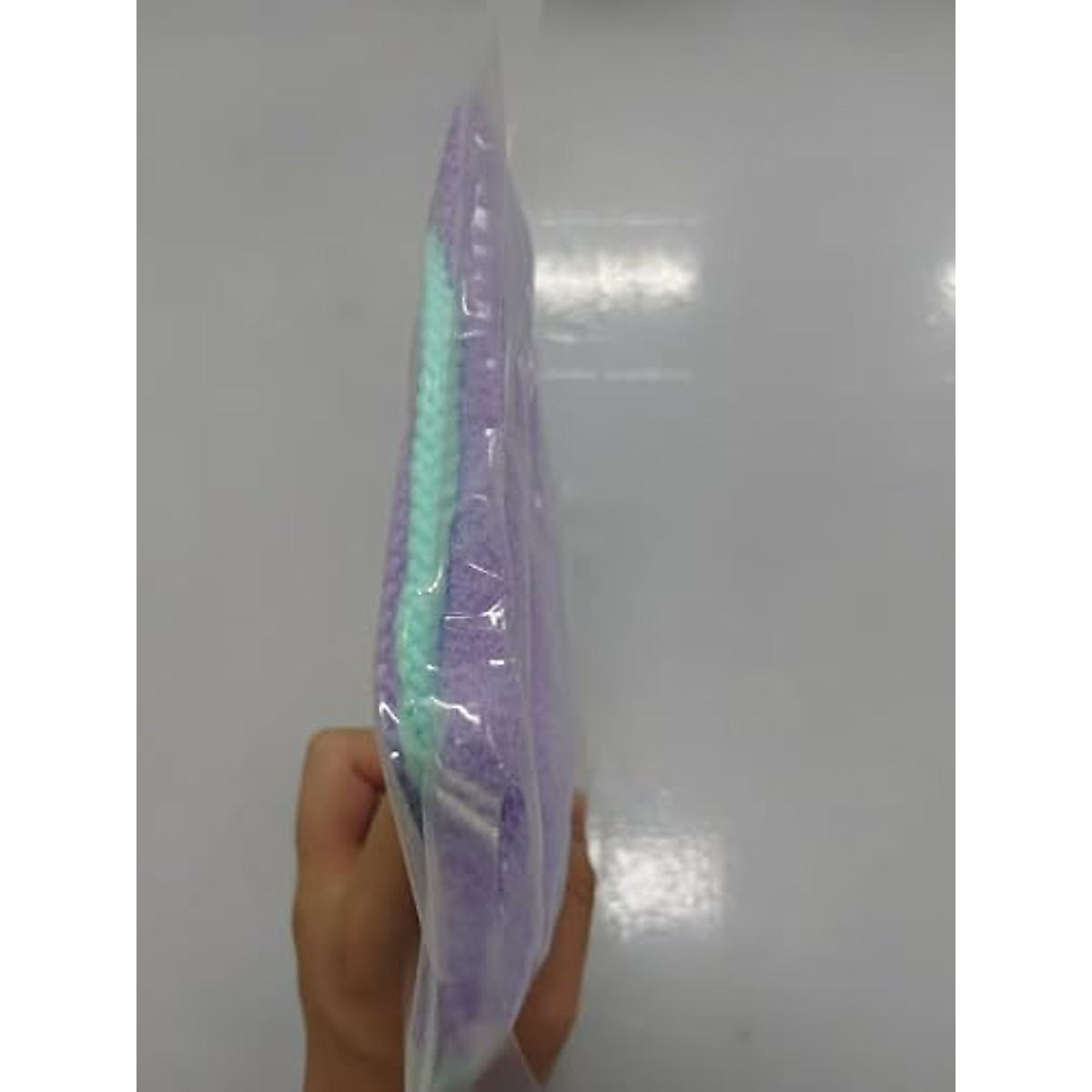 4 Pcs Exfoliating Back Scrubber with Handles,Nylon Back Exfoliator Extended Length Back Washers Stretchable Exfoliating Washcloth Pull Strap Shower Scrubber for Body Cleans Skin Massages for Women Men