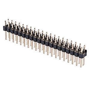 Break-Away 0.1" 2x20-pin Strip Dual Male Header Compatible with Raspberry Pi Zero GPIO(Pack of 10)