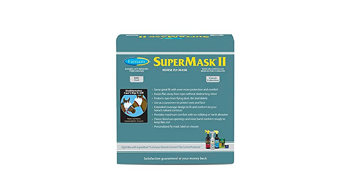Farnam SuperMask II Fly Mask for Foals - Ultimate Protection