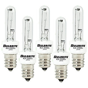 Bulbrite KX40CL/E12 Candelabra Screw Base (E12) Light Bulb, 1 Count (Pack of 1), Clear