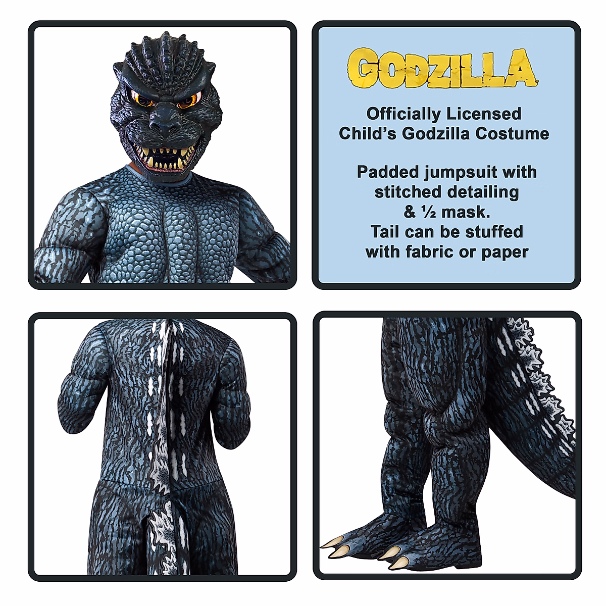 Rubie's Child's Godzilla Classic Godzilla Costume, As Shown, X-Large