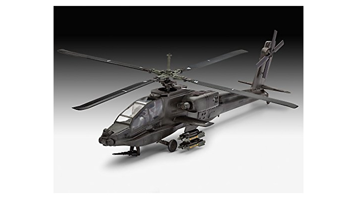 Revell Apache 100 Helicopter Model Kit - 1/100 Scale Model