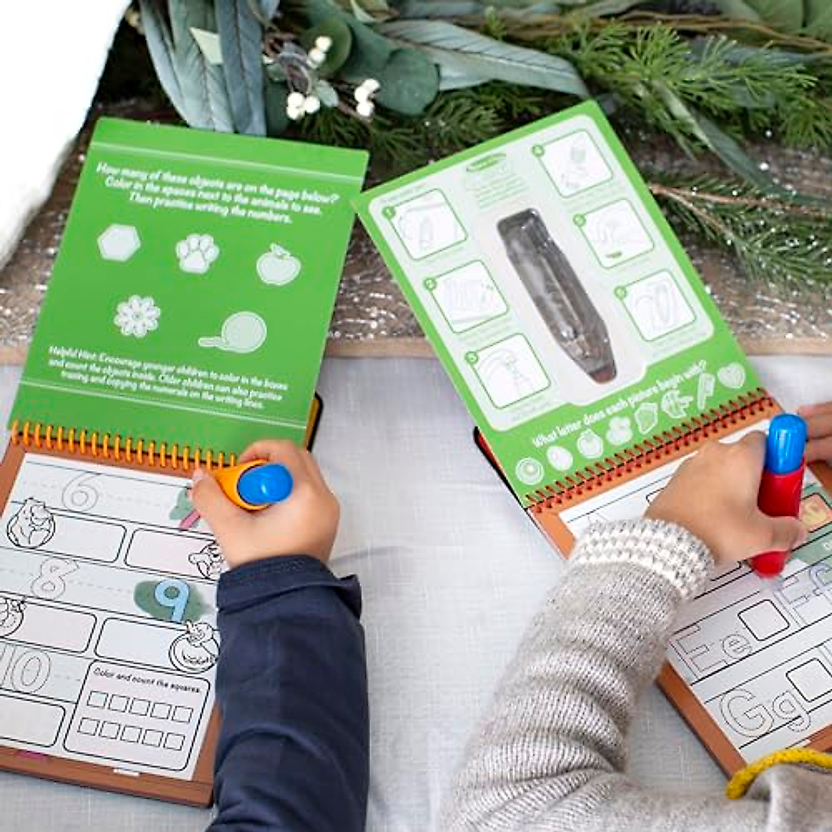 Melissa & Doug On the Go Water Wow! Water-Reveal Activity Pads, 3-pk, Animals, Alphabet, Numbers - 3-Pack Of Reusable No-Mess Travel Activities For Kids