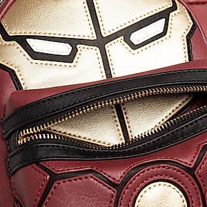 Loungefly x Marvel Iron Man Cosplay Faux Leather Mini Backpack