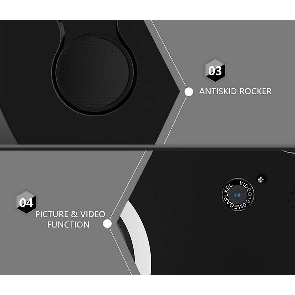 Portable X9 Retro Video Game Console 5.1 Inch Screen 8GB Handheld Gaming Player (Black)