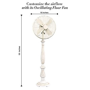 Deco Breeze Providence Floor-standing Fan, 16-Inch