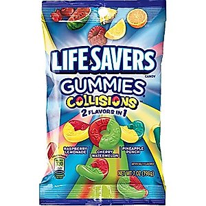 Life Savers Gummies Collisions Assorted Flavors, 7 oz