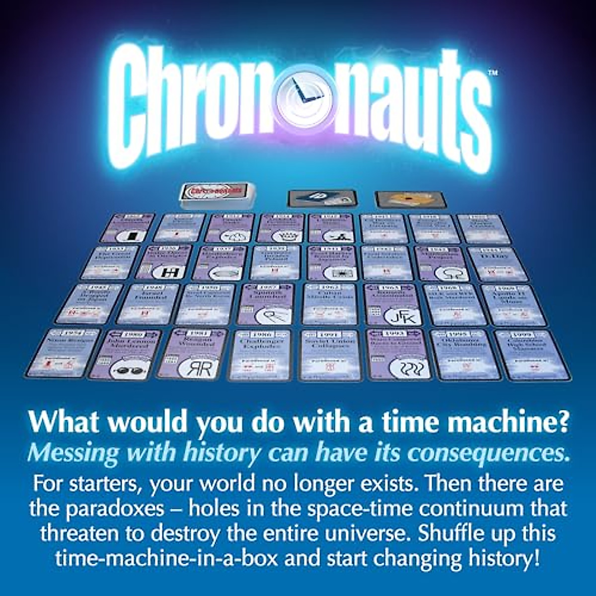 Looney Labs Chrononauts Card Game - Time-Travel Adventure for 1-6 Players