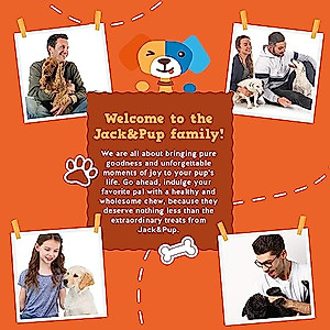 Jack&Pup 6" Beef Collagen Sticks for Dogs, Rawhide Free Dog Chews Long Lasting Collagen Chews for Dogs Healthy Dog Treats for Medium Dogs Joint Support for Dogs | Bully Stick Alternative (10 Pack)