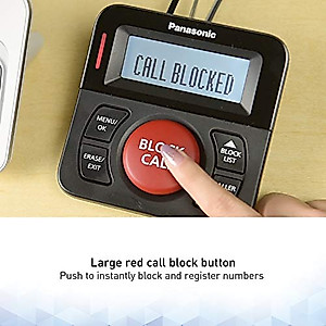 Panasonic Call Blocker for Landline Phones | Home Phone Auto Call Block KX-TGA710B