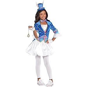 Amscan 849775 Girls Down The Rabbit Hole Costume, Large Size (12-14 Years Old), Multicolor, opensize