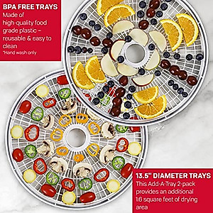 NESCO LT-2SG Plastic 13 1/2" Add-A-Trays, accessory, Gray