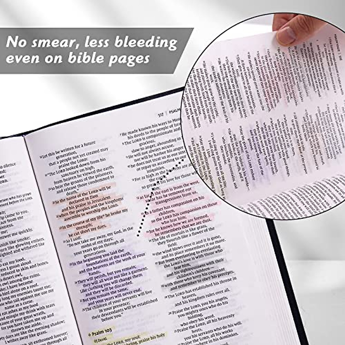 WRITECH Retractable Bible Highlighters Assorted: Pastel Colors No Bleed Aesthetic Marker Pen Chisel Tip, 12 pack