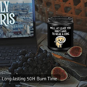 Get Well Soon Gifts for Men,Funny Gifts for Him After Surgery,Feel Better Cheer Up Inspirational Gifts,Sandalwood Candle for Friends Dad Brother Coworker.