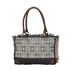 Myra Bag Sapphire Upcycled Canvas Handbag S-1322