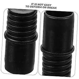 JECOMPRIS Threaded Tip Repair Kit Broom Handle Threaded End Broomstick Plastic to Rotate Repair Handle Head Threaded Tip Replacement Replacement Extension Pole Adapter