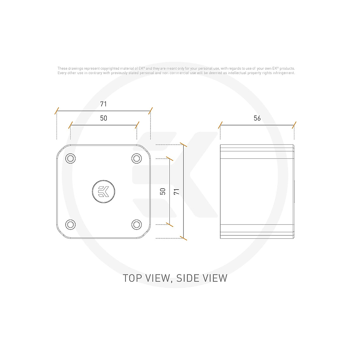 EK Water Blocks EK-Quantum Convection D5 Pumpengehäuse - Schwarz