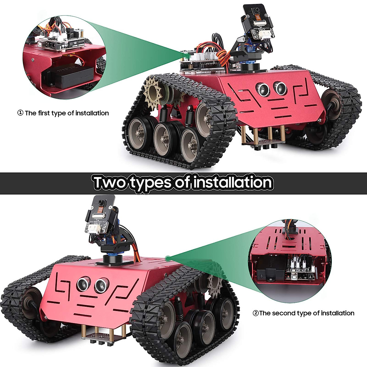 ELEGOO Conqueror Robot Tank Mega R3 Project The Most Complete Ultimate Starter Kit