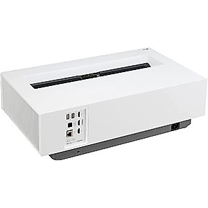 LG HU715QW CineBeam 4K UHD Laser UST Ultra Short Throw Projector (Renewed) Bundle with 4 YR CPS Enhanced Protection Pack