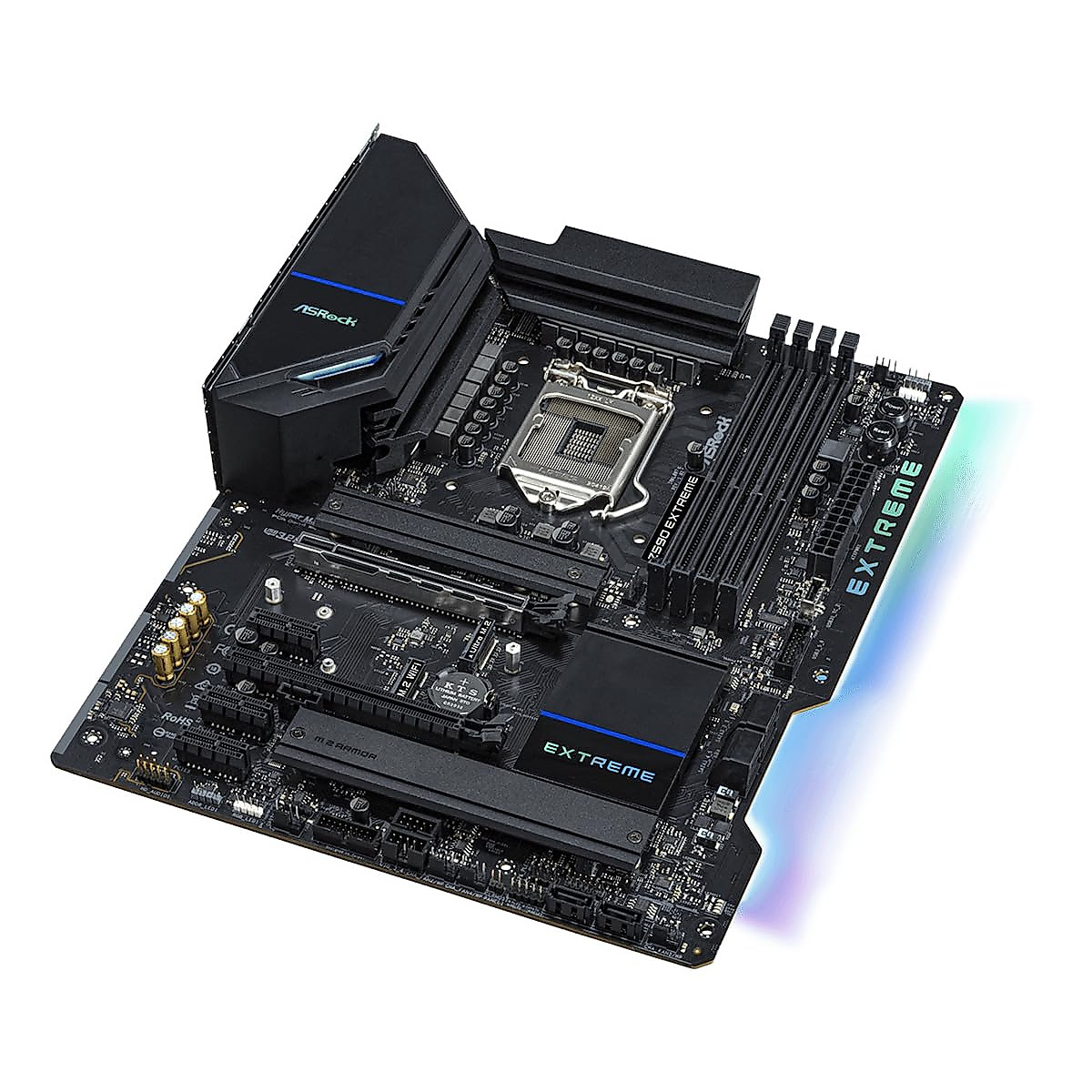 ASRock Z590 Extreme Compatible Intel 10th and 11th Generation CPU (LGA1200) with Z590 Chipset ATX Motherboard