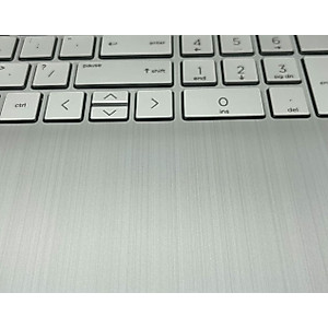 Replacement Upper Case Palmrest for HP 17-by 17-CA 17T-by 17Z-CA 17t-by400 17-by0026cy 17z-ca300 Series Laptop Non-Backlight Keyboard Assembly with ODD Top Cover L92785-001 Natural Silver