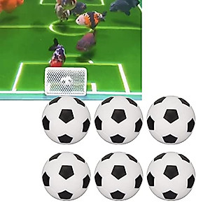 GLOGLOW Mini Soccer Aquarium Decoration, 10Pcs Fish Tank Soccer Decoration Lifelike Shape Floating Fish Tank Soccer Decoration for Aquarium Decoration (S)
