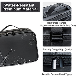 Toiletry Bag for Men, Hanging Travel Bag for Toiletries, Shaving Bag for Men Travel, Toiletry Bags for Traveling, Large Travel Size Toiletry Organizer (Upgraded) , Travel Case Kit Accessories