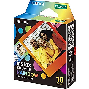 Fujifilm Instax Square Rainbow Film - 10 Exposures (16671320)