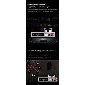 XDUOO TA-22 DAC&Tube Balance Headphone Amplifier ES9038Q2M*2 USB DSD256 32Bit/384kHz HD Bluetooth DAC Amp