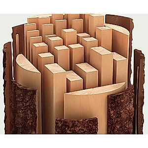 ZSALTT Living Room Floor-to-Ceiling Solid Wood Balcony Flower Stand Wooden Shelving Multi-Storey Interior Multi-Functional Succulent Green Straw Display Stand