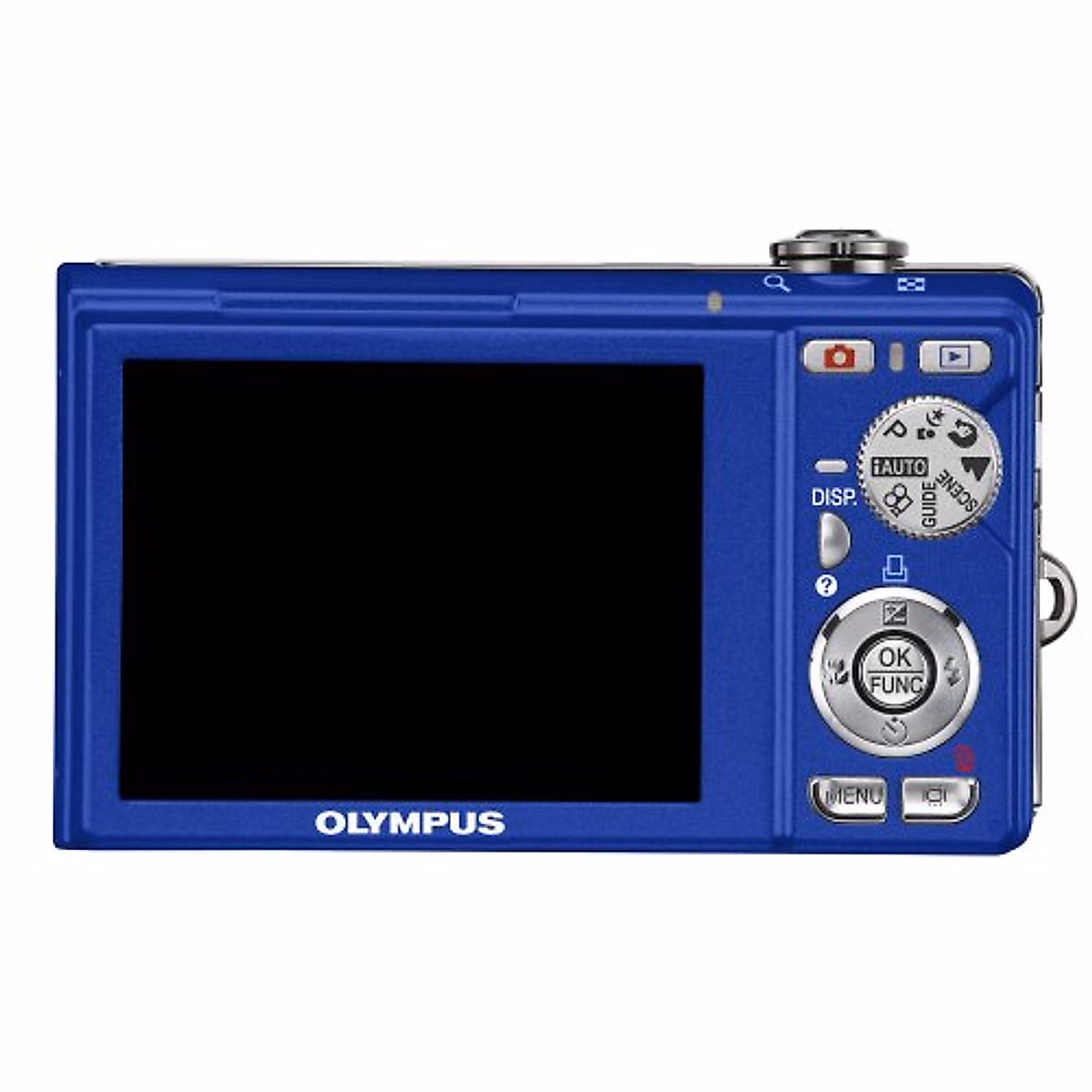 Olympus FE370 8MP Digital Camera with 5x Optical Dual Image Stabilized Zoom (Blue)