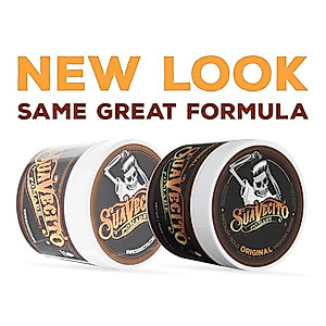Suavecito Pomade Original For Men 4 oz, 1 Pack - Medium Shine Water Based Wax Like Flake Free Hair Gel - Easy To Wash Out - All Day Hold For All Hairstyles