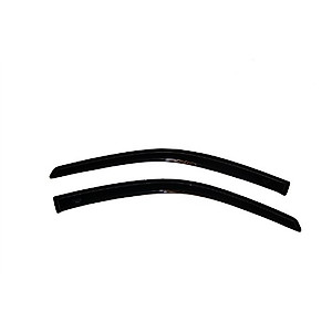Auto Ventshade [AVS] Ventvisor / Rain Guards | Outside Mount, Smoke Color, 2 pc | 92437 | Fits 1997 - 2001 Mitsubishi Mirage Coupe