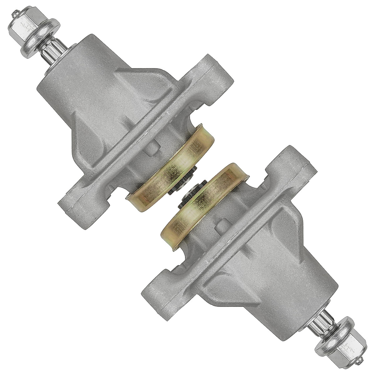 Caltric Spindle Assembly Set Compatible with Husqvarna EZ 4824 BI/GTH 2248 XP/GTH 250 / GTH 2548 / GTH 2548 XP/RZ 46 i/RZ 4621 / RZ 4623 / YTH 1848 Lawn Mowers and Garden Tractors