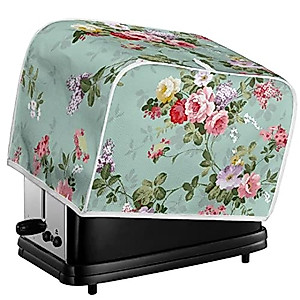 Yiekeluo Big Rooster Toaster Cover 2 Slice Bread Toaster Oven Dustproof Cover Kitchen Broiler Organizer Bag,Washable & Waterproof