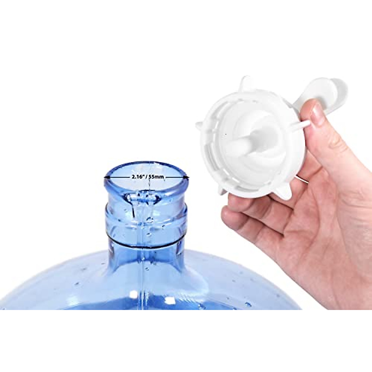 YUKU CANYON Water Jug Holder, 3-5 Gallon Collapsible Drink Dispenser Stand - Strong Steel Rack for Countertop, Office, Party, No-Leak Valve - Complete with Tray