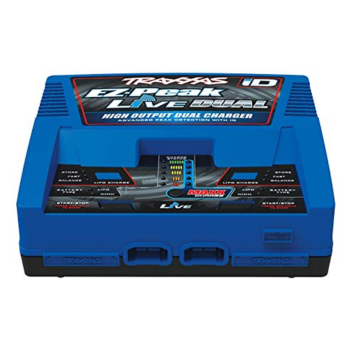 Traxxas EZ Peak Live Dual, 200W Multi-Chemistry Charger with ID, Blue 2973