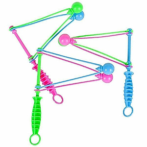 Zugar Land 12 Large 8" Neon Clackers - Perfect Noisemakers for Parties, Sporting Events, Graduation Celebrations, Birthday Surprise Party or any other Noise Requiring Occasion!