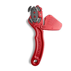 Cardinal Switch Cutter Handle and Switch Dual Wall (HD) Blade Cartridge - Replaceable Blade Cartridge Safety Box Cutter - Cut Cardboard Zip Ties Film Plastic Bands + More (RED) (1)