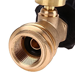 WinnerEco Propane Tank Gauge, Propane Gas Pressure Meter Indicator Leak Detector for Cylinder BBQ Gas Grill Heater