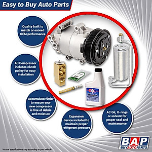 AC Compressor & A/C Kit For Ford F250 F350 F450 F550 F-250 F-350 F-450 F-550 Super Duty - BuyAutoParts 60-80242RK New
