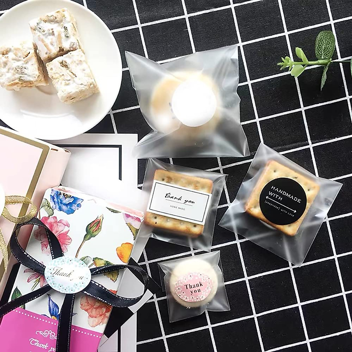 Inshoney Custom Stickers Thank You for Your Order Stickers Lables Personalized Sticker for Business Logo 1.5inch, 2inch, 100pcs,200pcs