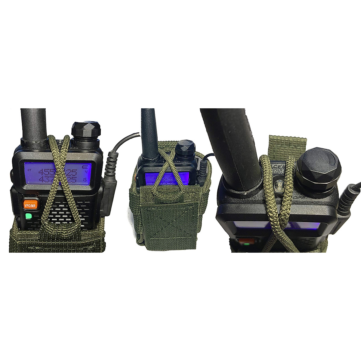 M.O.L.L.E pouch bag Radio Phone GPS tactical molle (Olive OD Green)