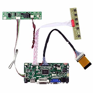 VSDISPLAY HD-MI VGA DVI LCD Controller Board Fit for 21.5 inch 1920x1080 LTM215HT04