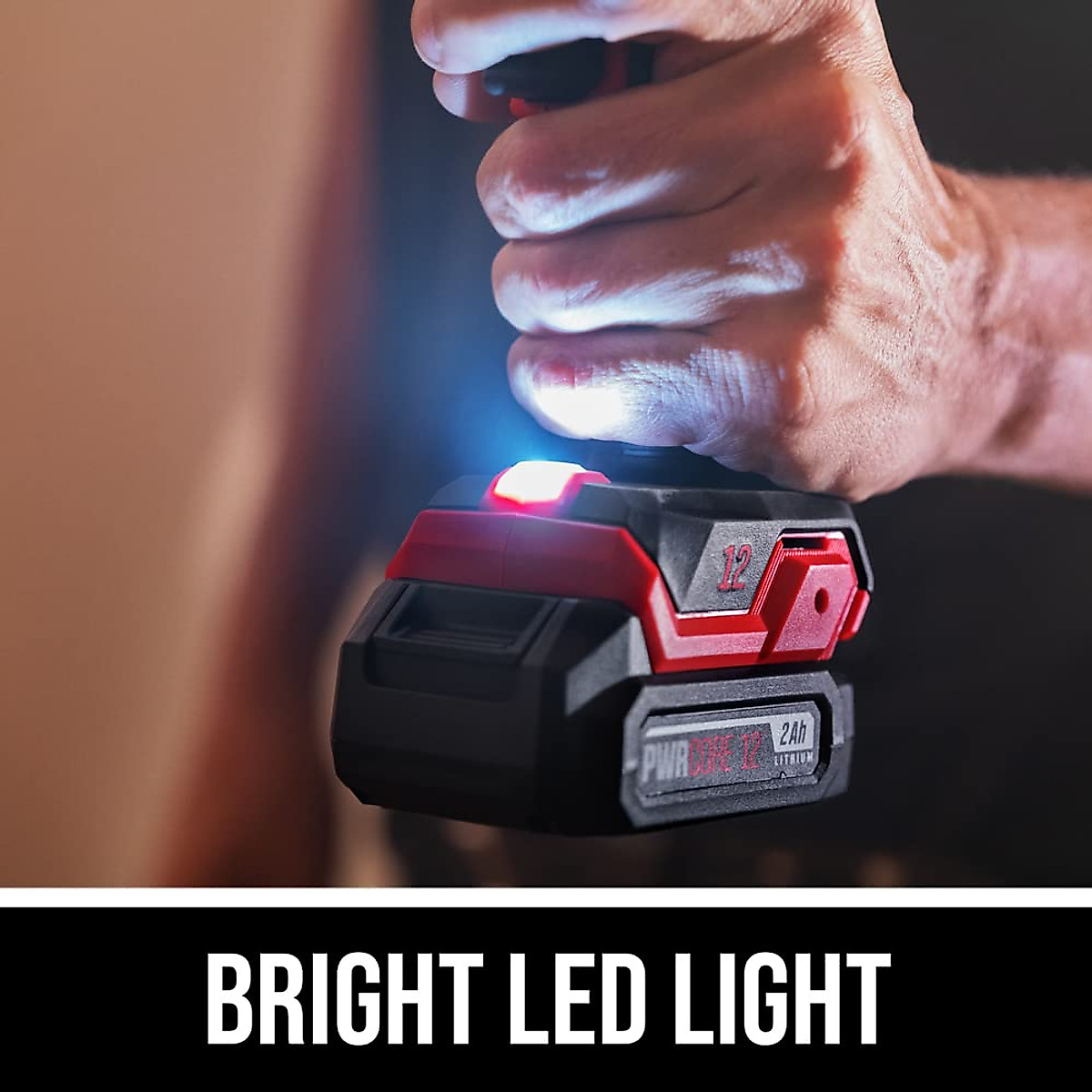 SKIL PWR CORE 12 Brushless 12V 1/2 In. Compact Varible-Speed Drill Driver Kit with 1/2'' Single-Sleeve, Keyless Chuck & LED Worklight Includes 2.0Ah Battery and PWR JUMP Charger - DL6290A-10