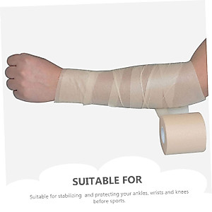 12 Rolls Skin Sponge Membrane Athletic Wrist Tape self Adhesive Medical Tape Ankle Tape Football Racket Damping Wraps Injury wrap Athletic wrap Combination Fitness Body