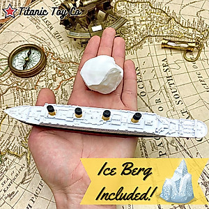 TitanicToyCo RMS Titanic Model Ship or Britannic or Olympic 8" Assembled Titanic Toys For Kids, Historically Accurate Titanic Toy, Titanic Ship, Titanic Cake Topper, Toy Ships, Titanic Boat