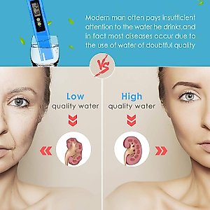 PH Meter, 0.01 High Accuracy Pocket Size with 0-14 PH Testing Range PH Tester, Digital PH Meter for Water, Water Meter for Hydroponics, Drinking Water and Pool